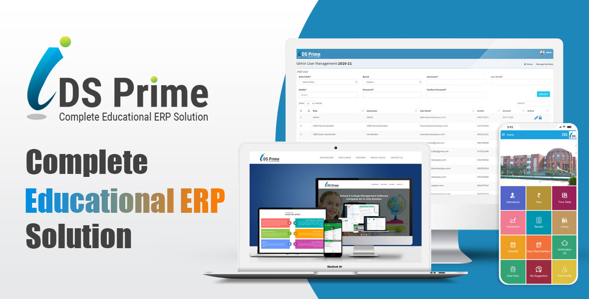 iDSPrime-Complete Educational ERP Solution